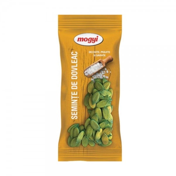 seminte de dovleac decojite, prajite si sarate 70g,Mogyi - eMAG.ro