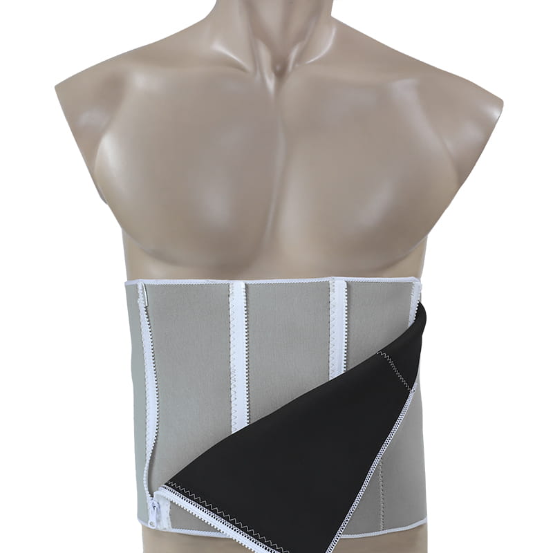 Centru pentru brau fitness, Hms, Neopren/Nylon,128x25cm, Gri - eMAG.ro