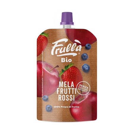 Piure Frulla Bio fructe rosii, 100g, de la 6 luni - eMAG.ro
