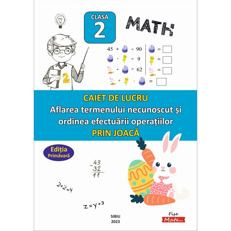 Set 6 caiete de lucru la matematica, clasa 2 - Editura A.T.U - eMAG.ro