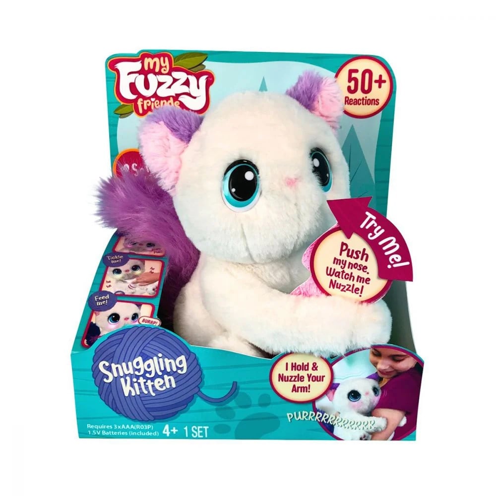 Интерактивна плюшена играчка, My Fuzzy Friends, Gushting Kitten - eMAG.bg