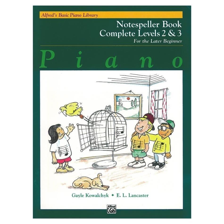 Alfred's Basic Piano Library - Notespeller Book, Complete Levels 2 & 3 ...