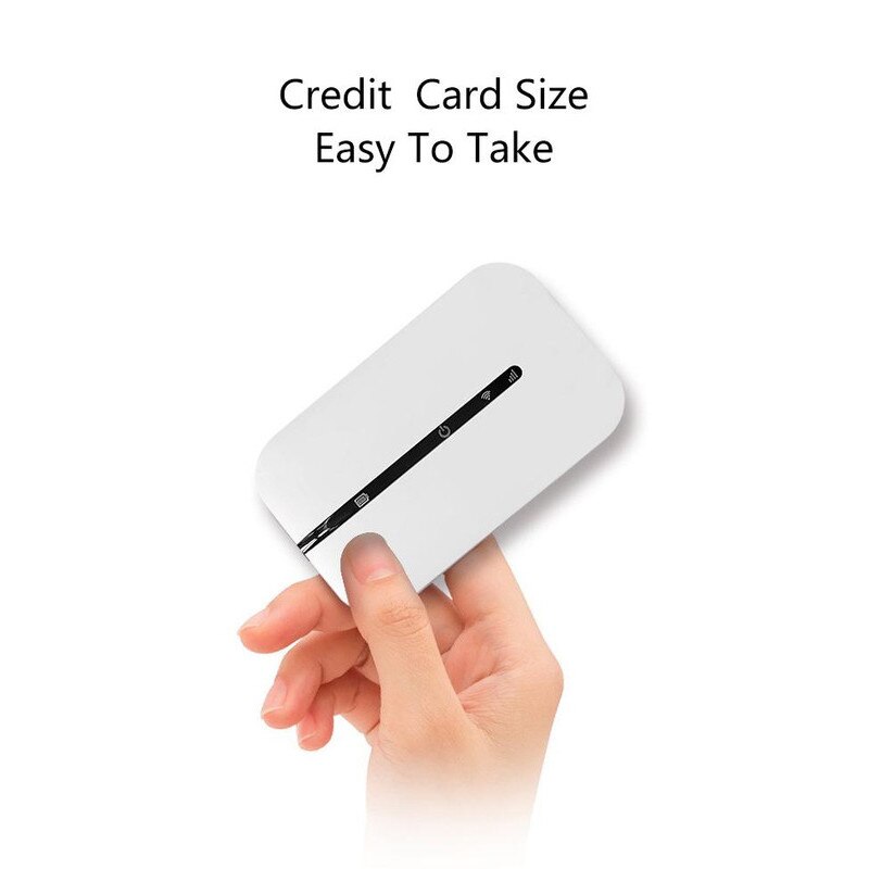 Router portabil, router 4G, Slot SIM, 2100mAh, Alb - eMAG.ro