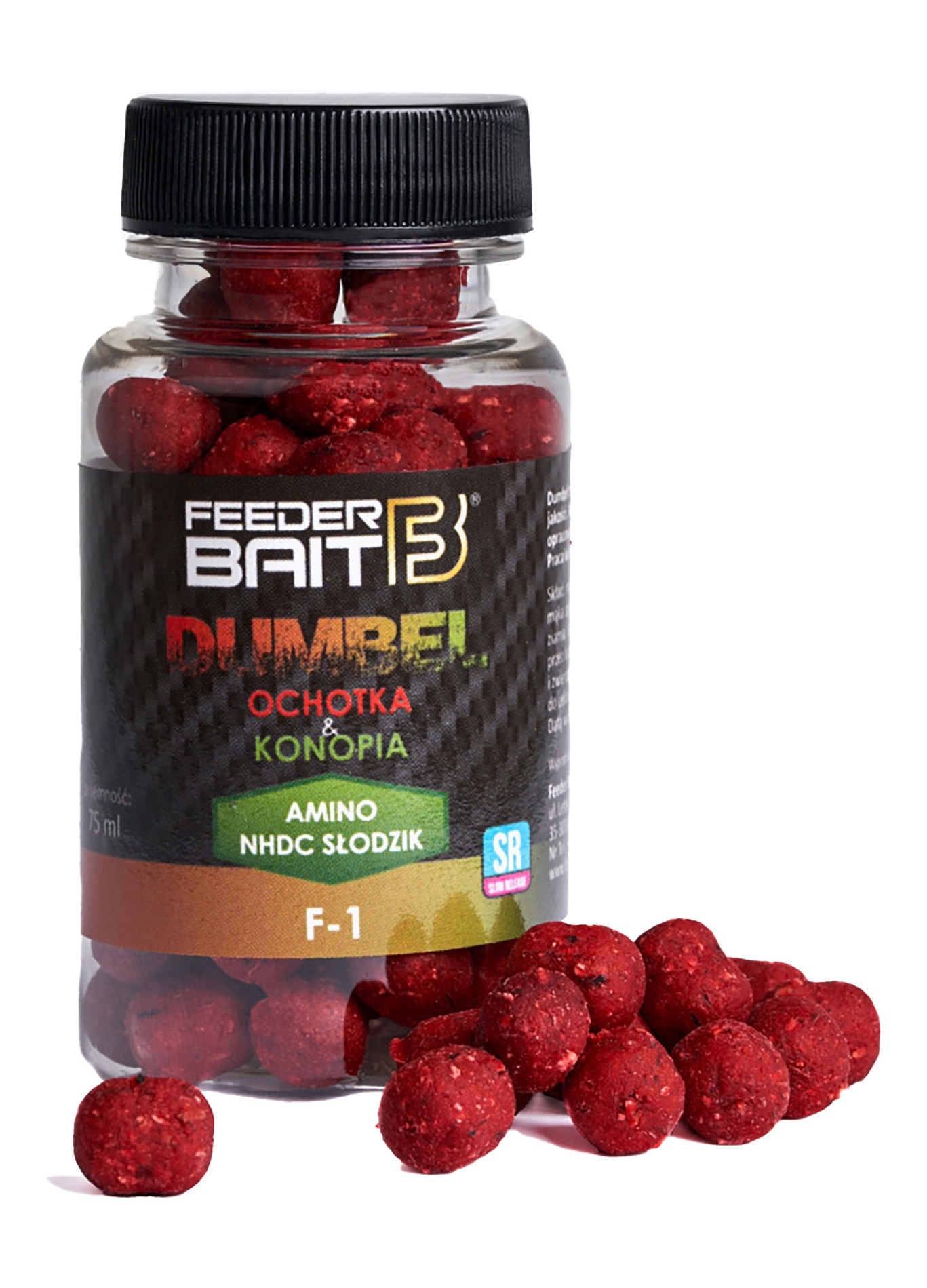 Pelete carlig, Feeder Bait, F1, 10 mm, 75 ml, Rosu - eMAG.ro