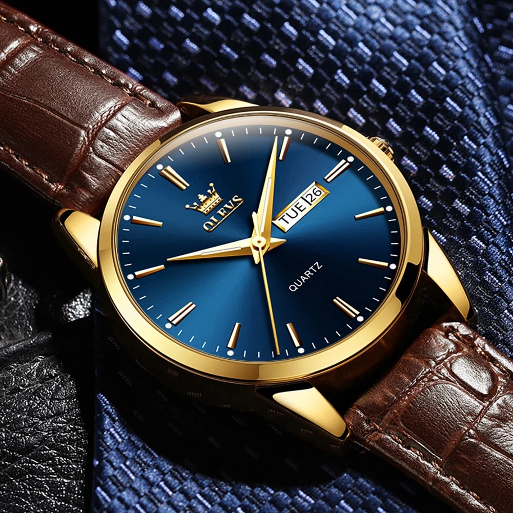 Ceas barbatesc de mana Olevs Analog Quartz Casual Elegant Fashion ...