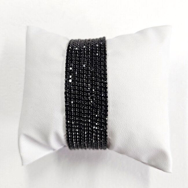 Set 10 bratari elastice With Sparks, cu cristale artizanale, Negru ...