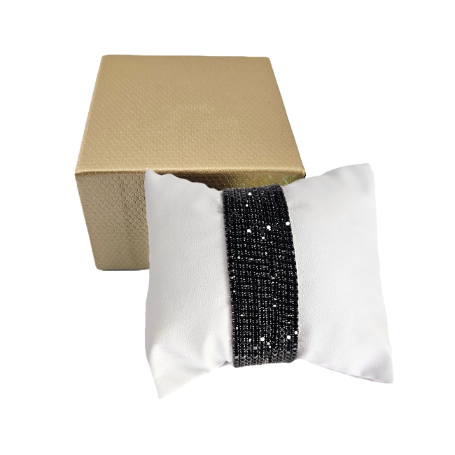 Set 10 bratari elastice With Sparks, cu cristale artizanale, Negru ...