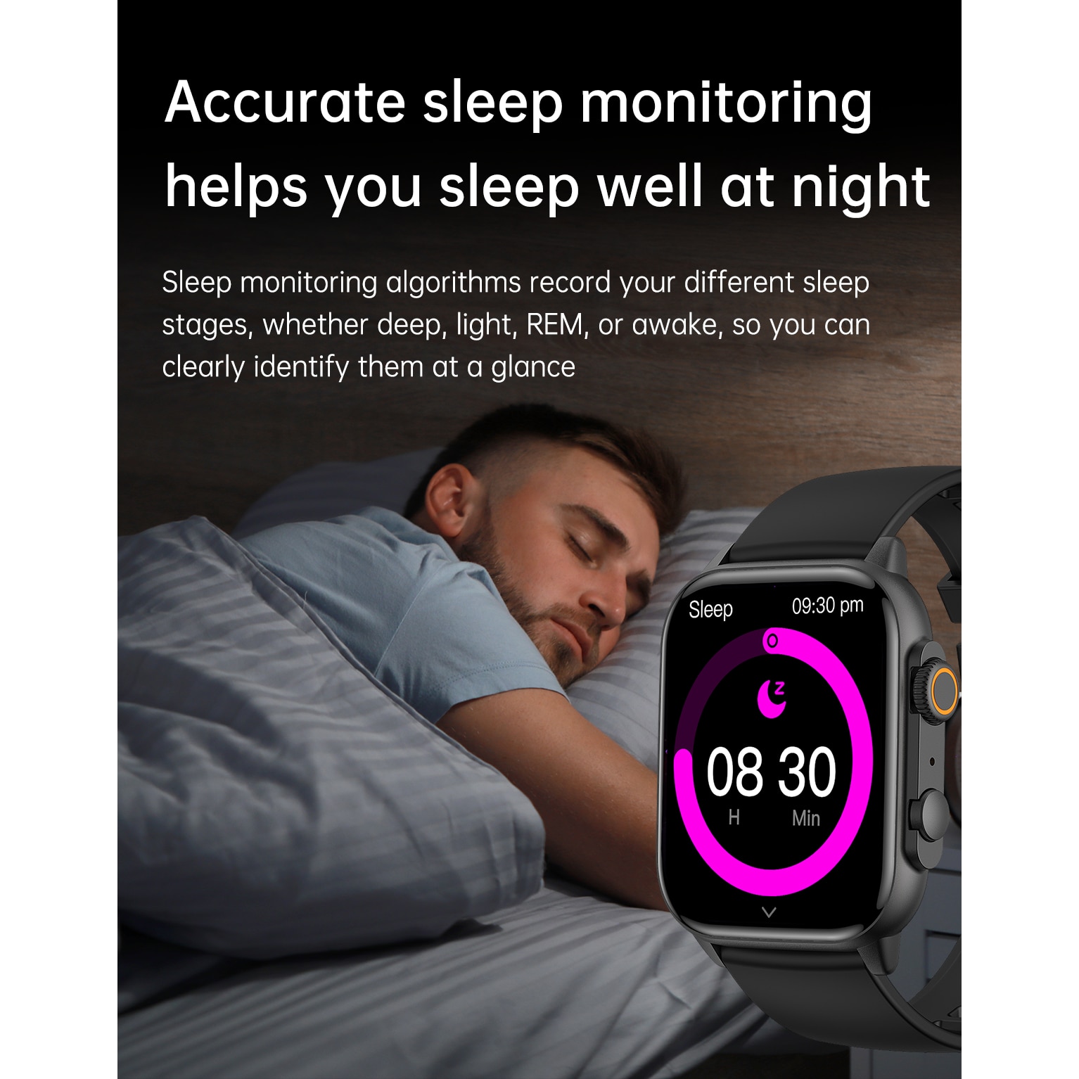 Smartwatch idealSTORE TESSLA 11 Pro, Ecran AMOLED, Apel Bluetooth cu ...
