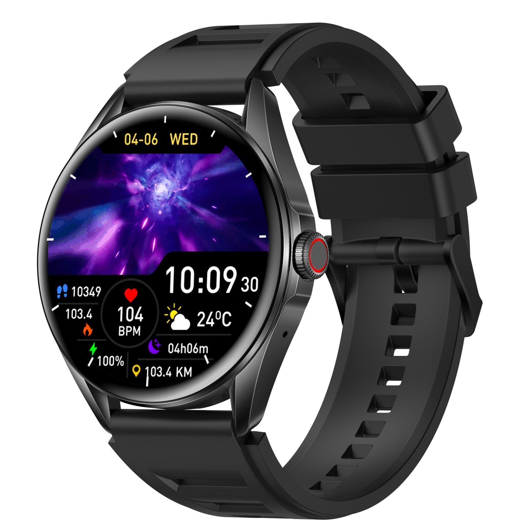 Ceas SmartWatch Delta Pro idealSTORE, Ecran Tactil AMOLED 1 "43 ...