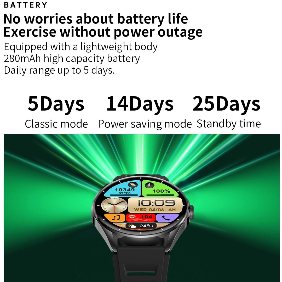 Ceas SmartWatch Delta Pro idealSTORE, Ecran Tactil AMOLED 1 "43 ...