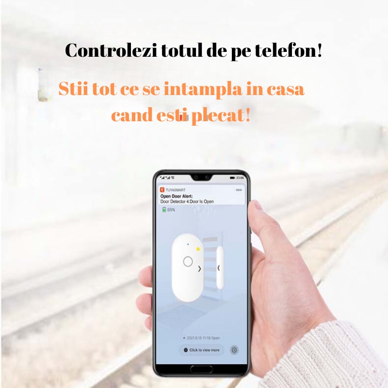 Senzorul inteligent WiFi pentru usi si ferestre: control direct de pe ...