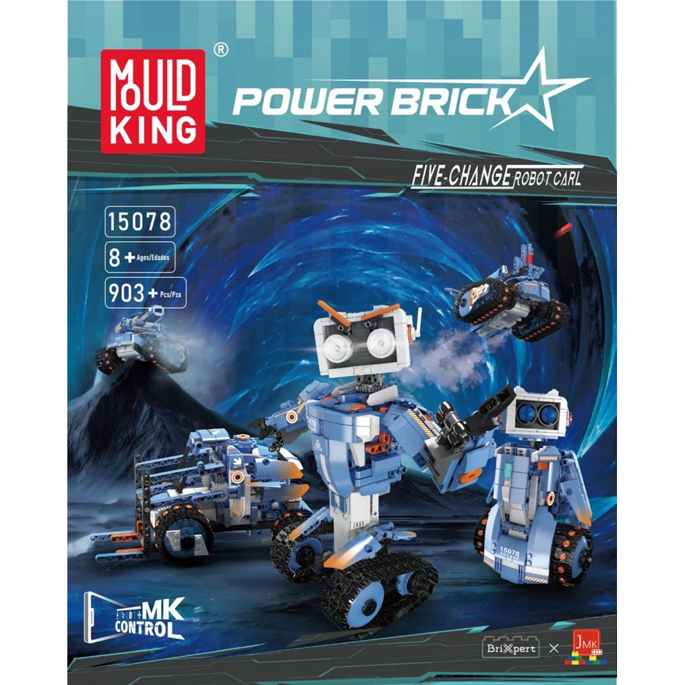 Játékrobot 5 az 1-ben, Mold King, USB, kék - eMAG.hu