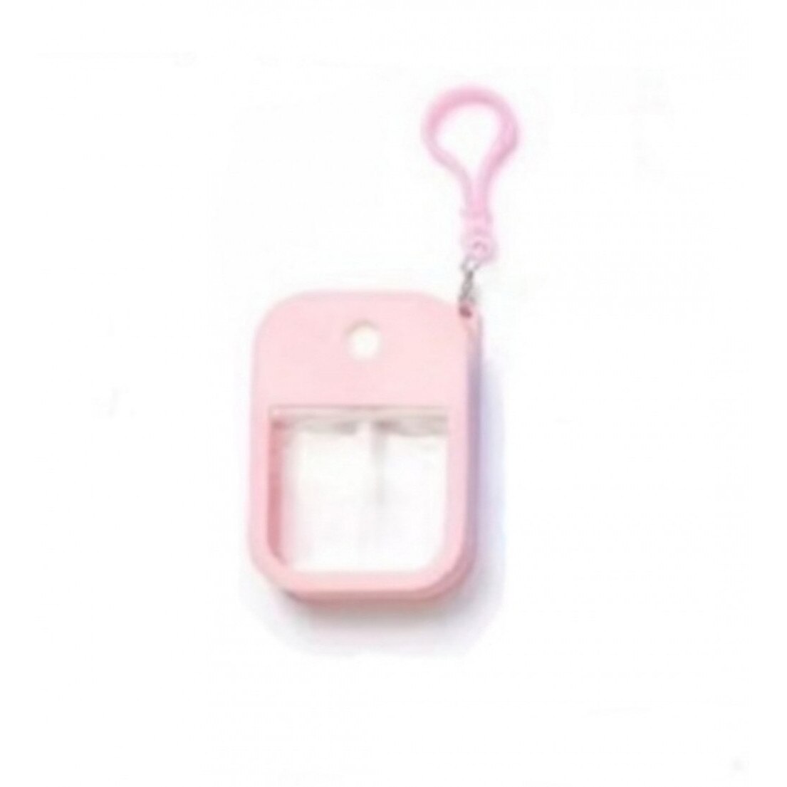 Flacon de parfum portabil reincarcat de 30 ml cu capac roz din silicon ...