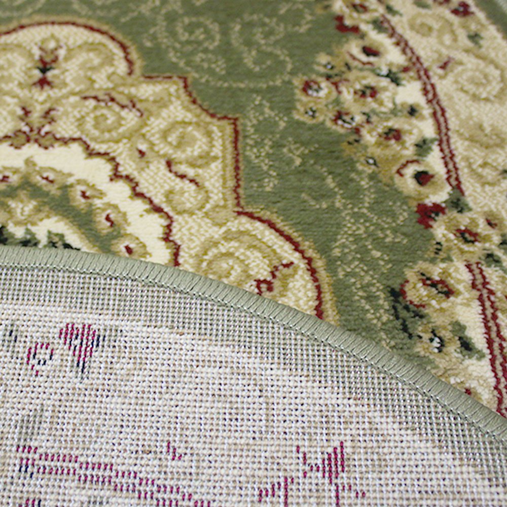 Covor Model Clasic Fir Scurt Verde Oval 100 x 200 - eMAG.ro