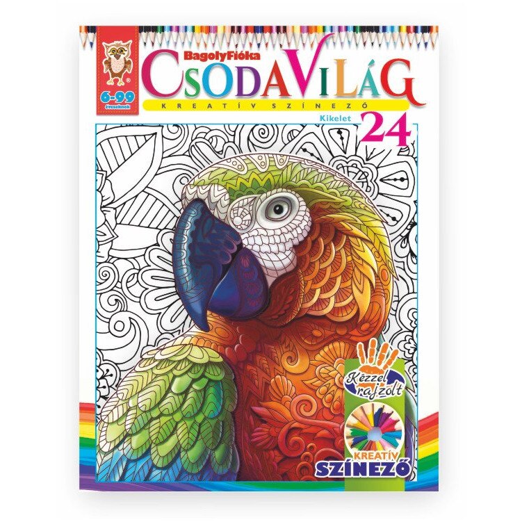 Csodavilág Kreatív színező 24. - Kikelet - eMAG.hu