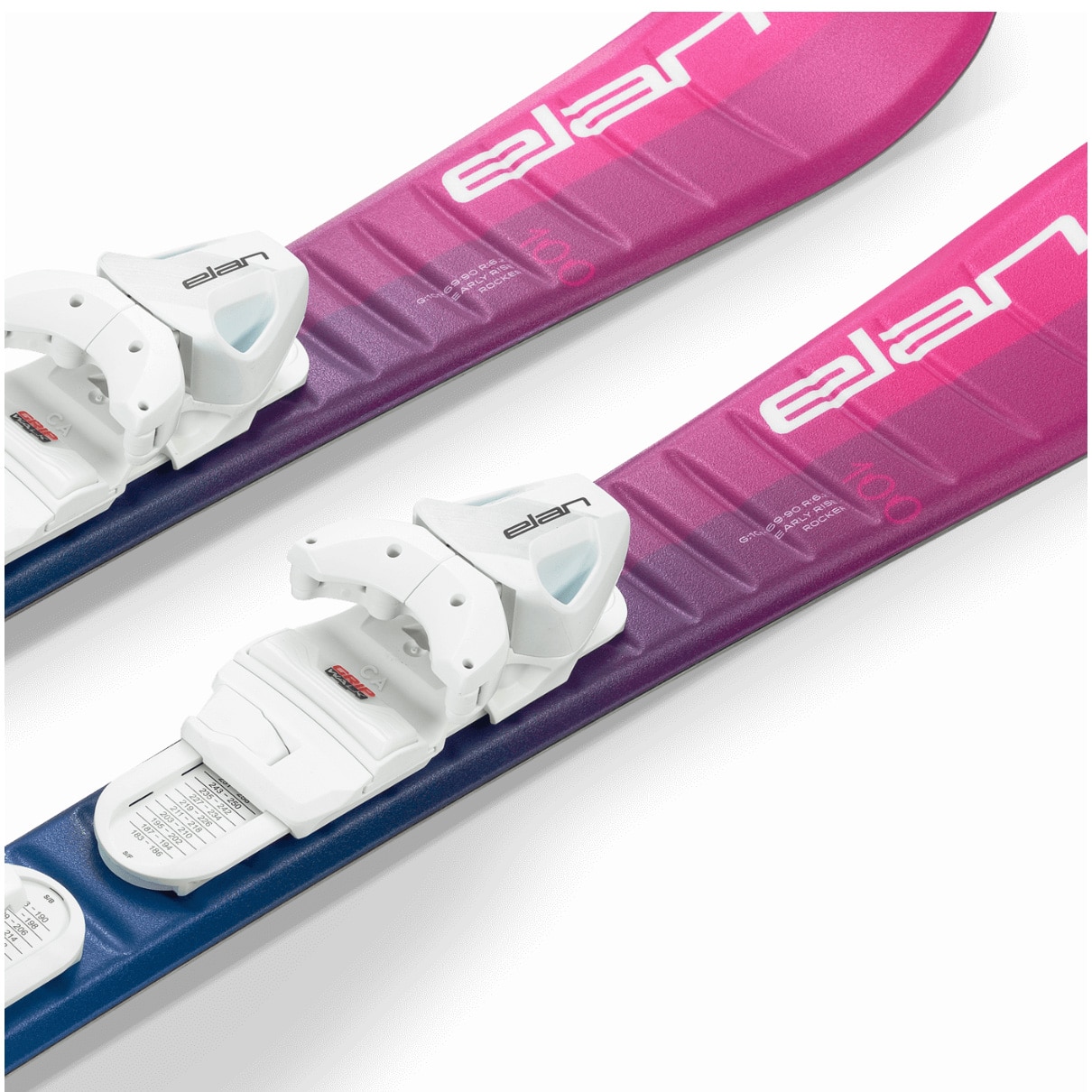 Schiuri Elan Sky, cu legaturi model 7.5, copii, 150cm, roz - eMAG.ro