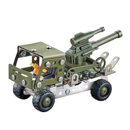 Set de constructie, Camion Militar cu Lansator de Rachete, 134 Piese ...
