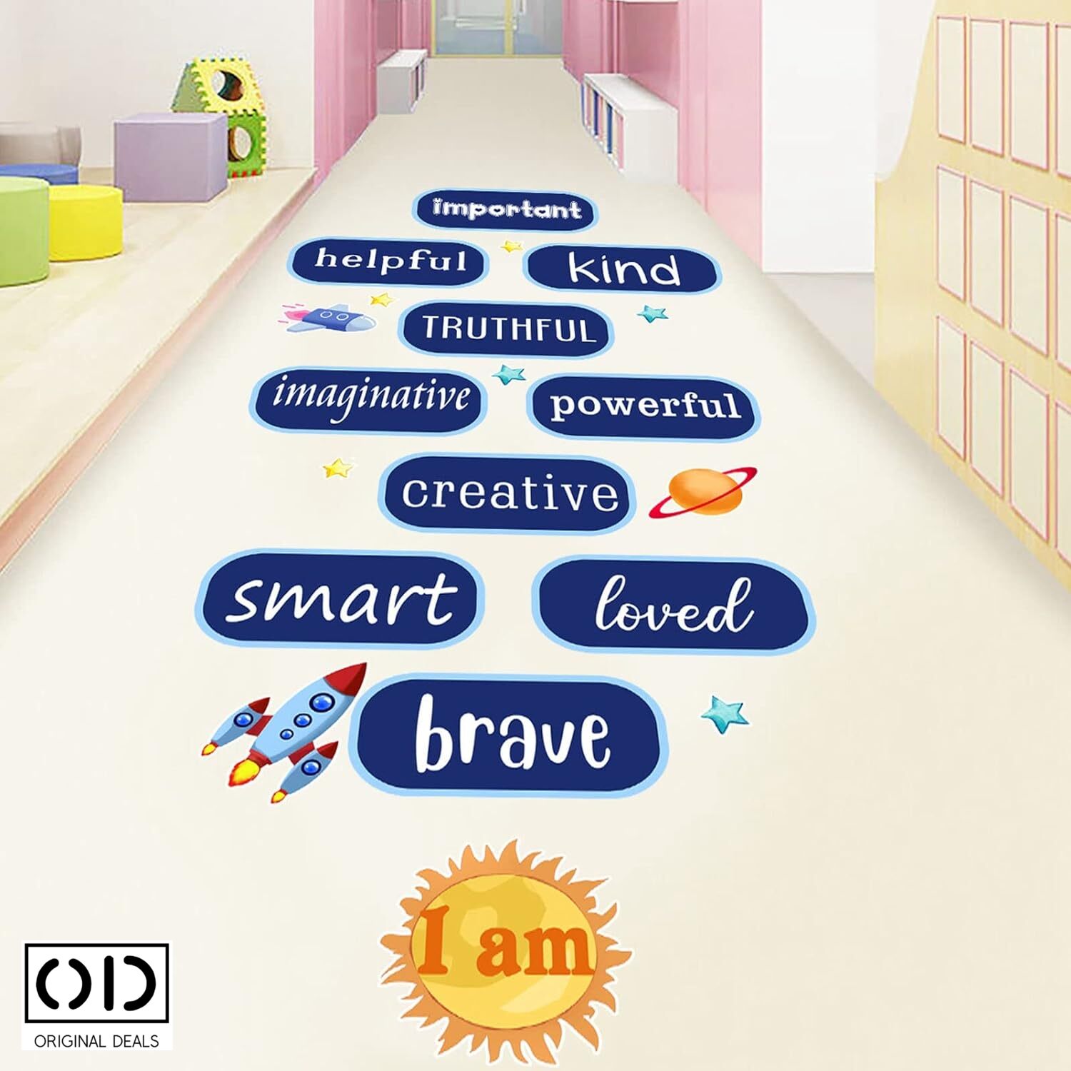 Sticker Autoadeziv Decorativ cu Mesaje Motivationale, pentru Camera ...