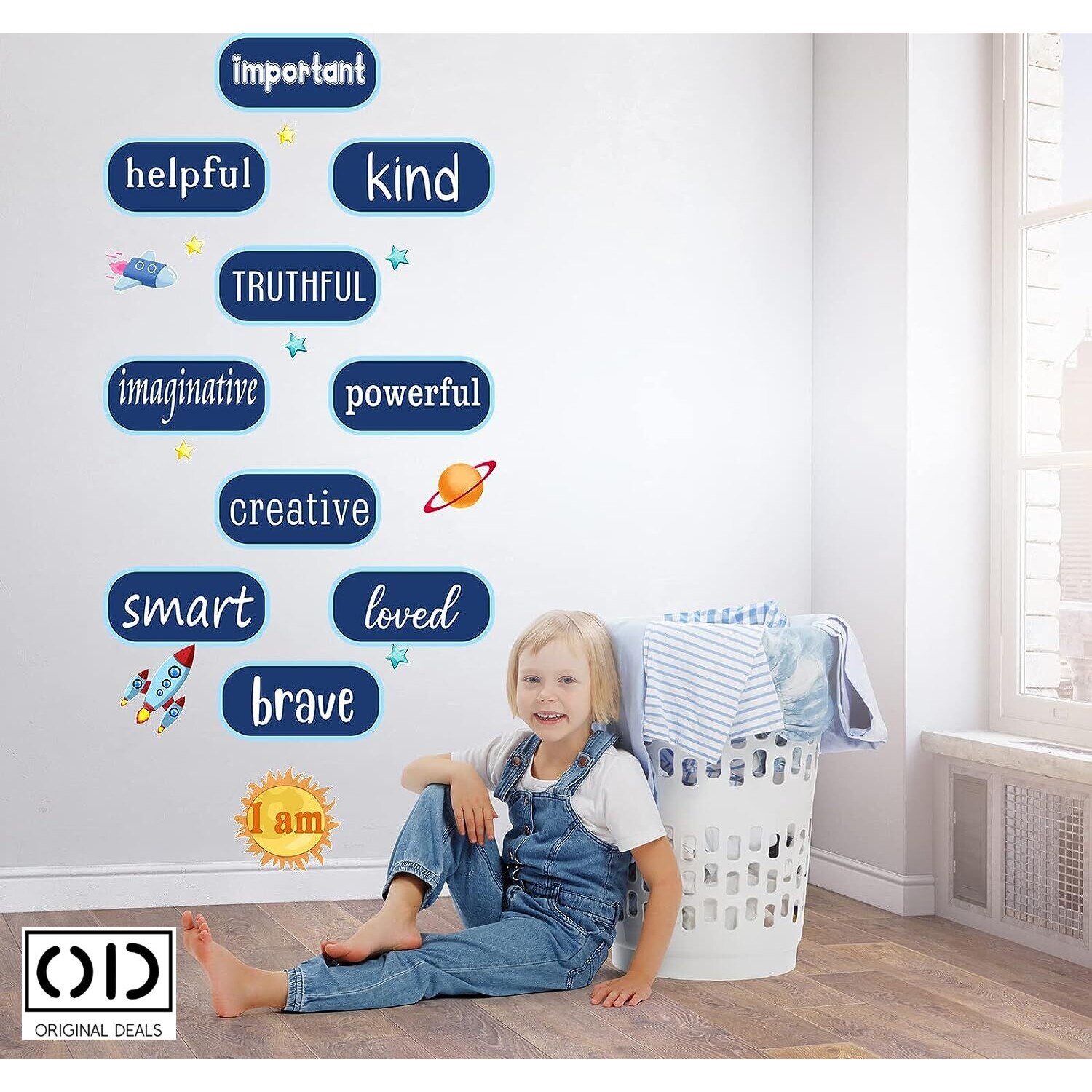 Sticker Autoadeziv Decorativ cu Mesaje Motivationale, pentru Camera ...