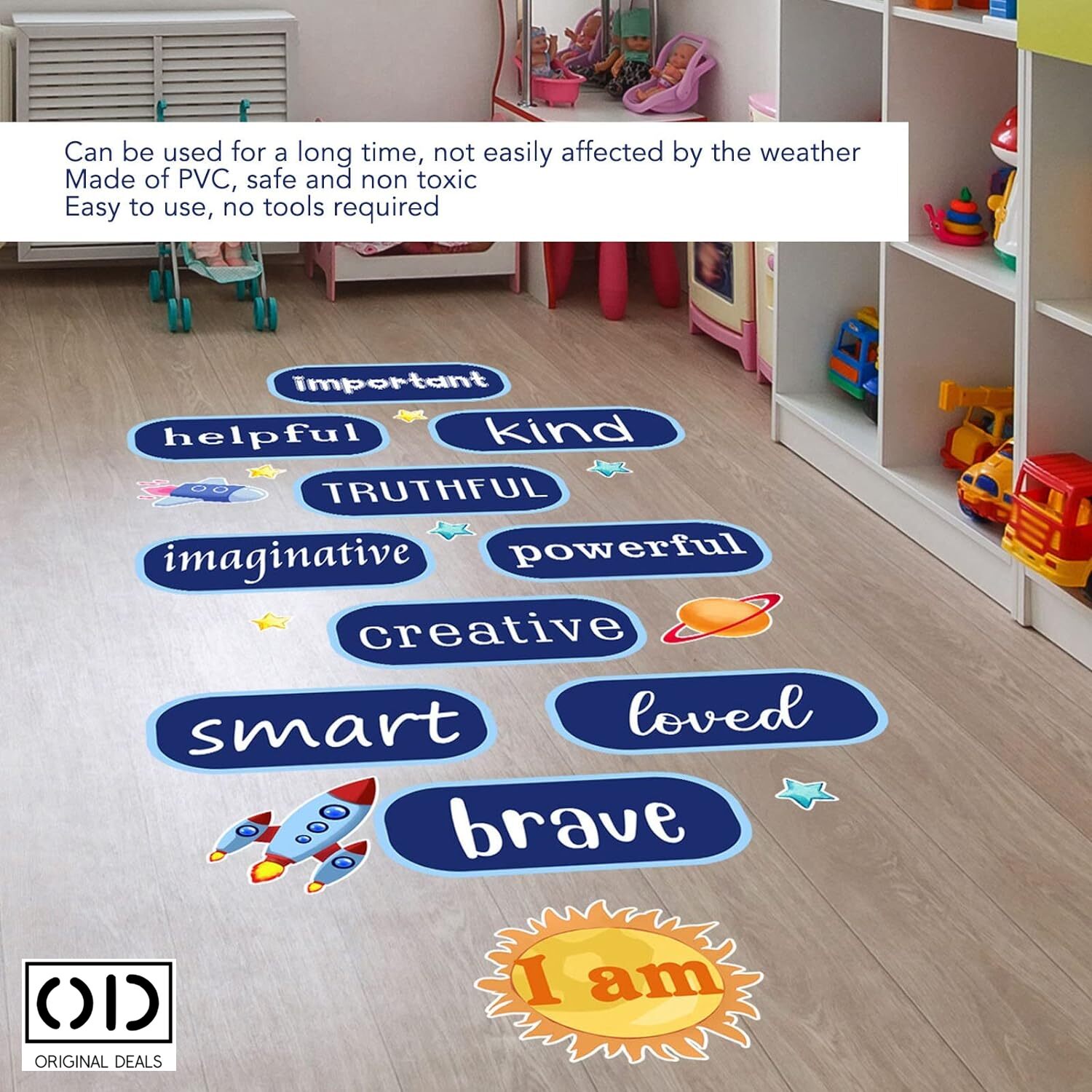 Sticker Autoadeziv Decorativ cu Mesaje Motivationale, pentru Camera ...