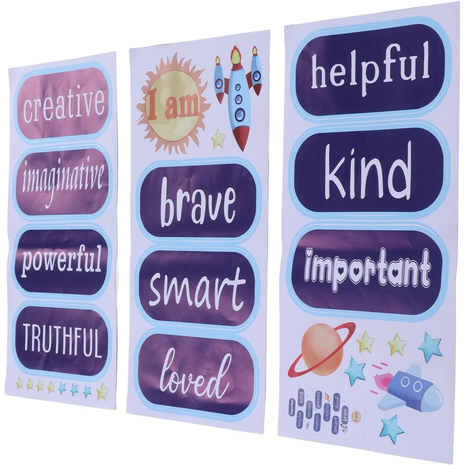 Sticker Autoadeziv Decorativ cu Mesaje Motivationale, pentru Camera ...