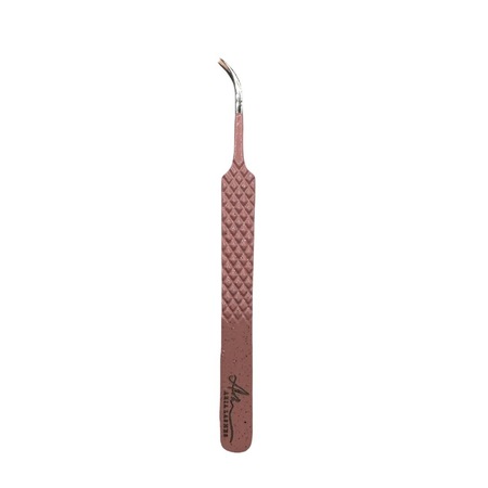 Penseta pentru gene Aria Sparkle Fiber Tips - Curbata - eMAG.ro