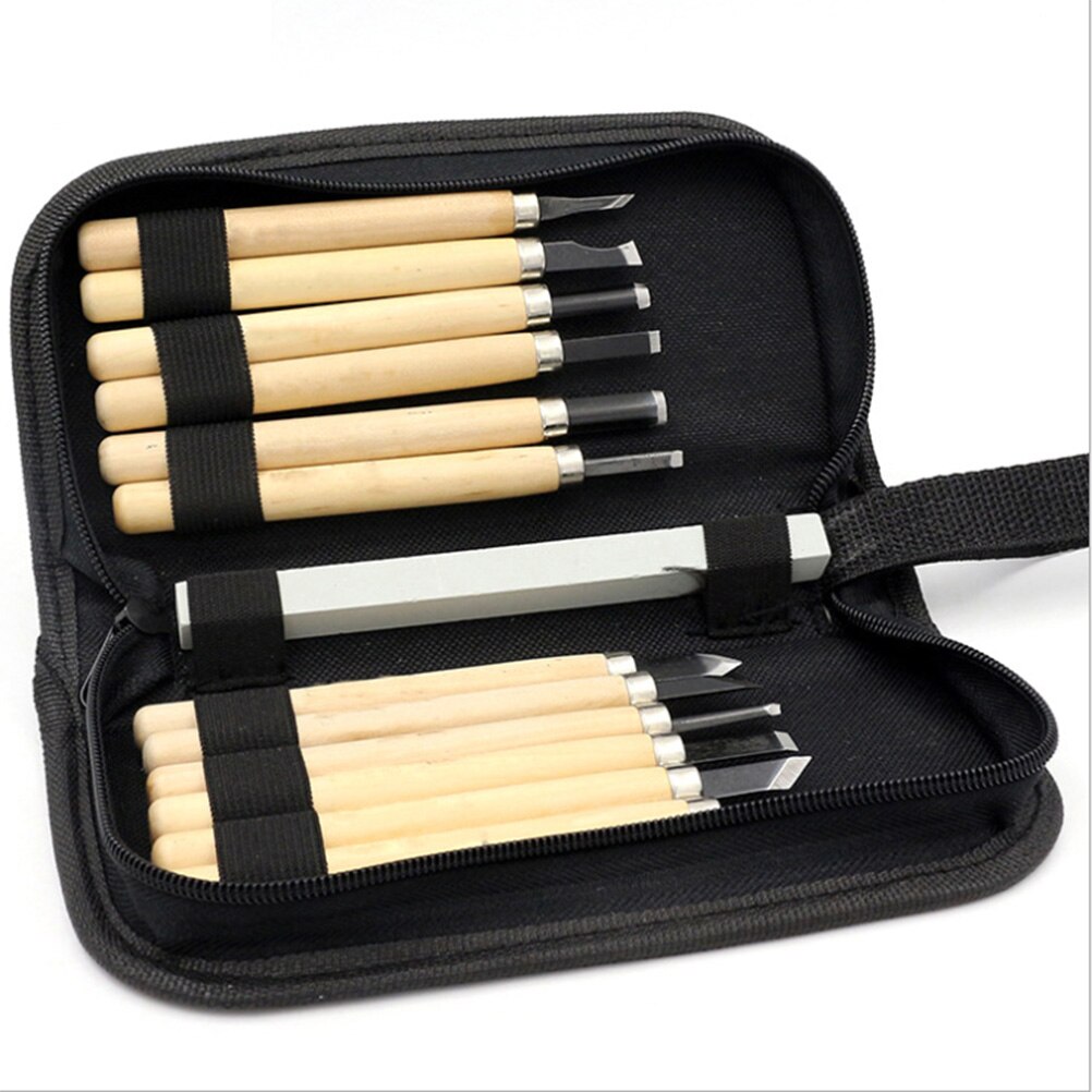 Set 12 instrumente sculptura, longziming, Pentru incepatori, Bej - eMAG.ro