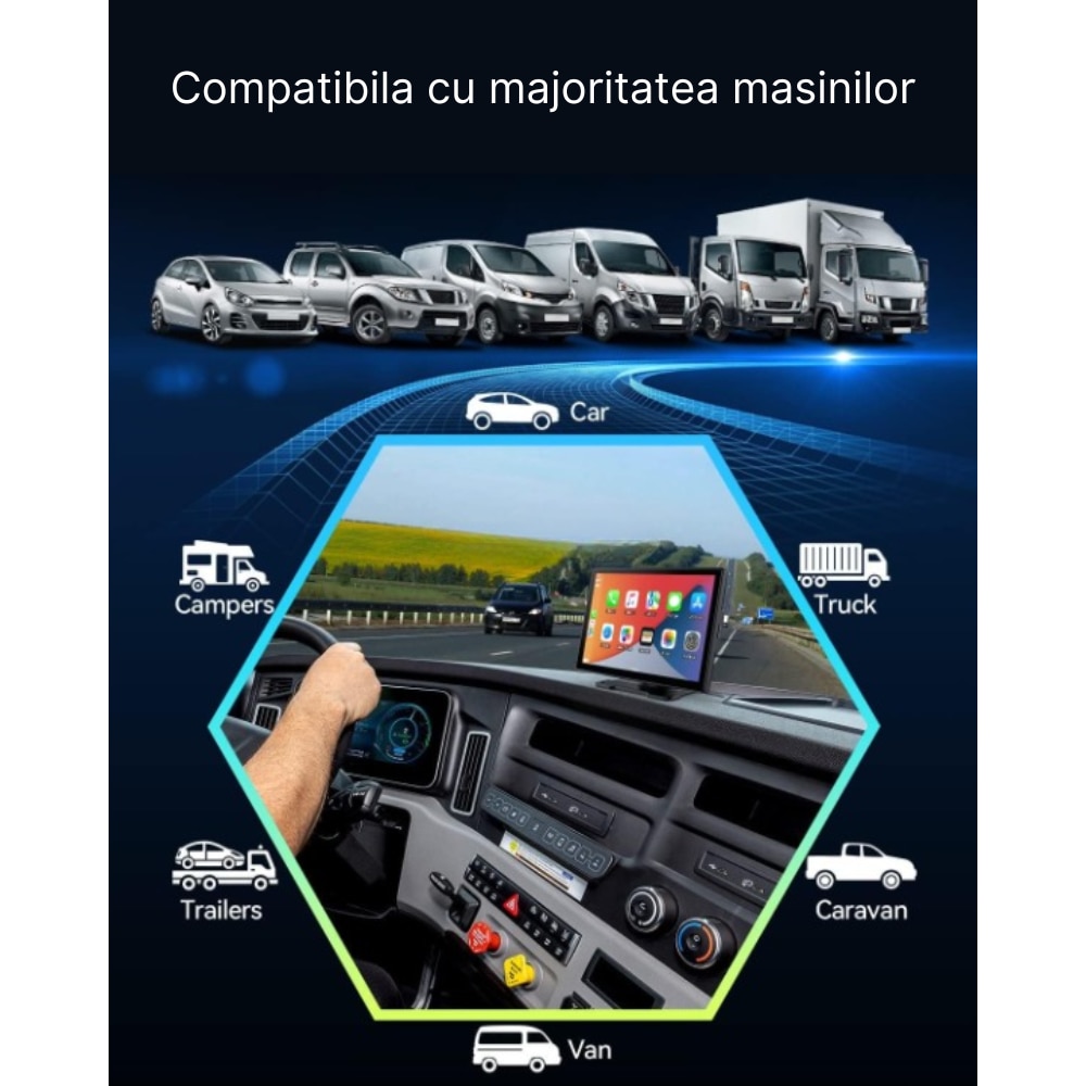 Navigatie auto multimedia MaGeCa®, Apple CarPlay/Android Auto Wireless ...