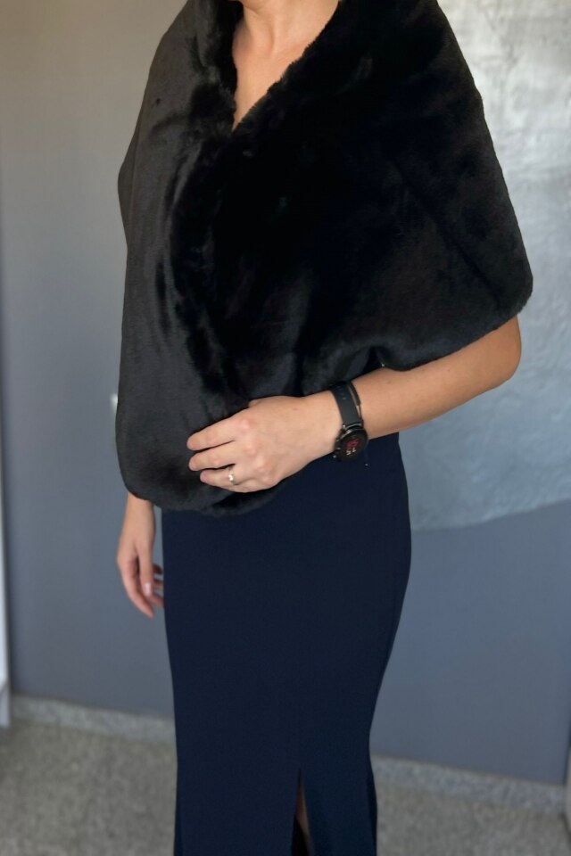 Capa dama blana ecologica simpla, Negru, One Size INTL - eMAG.ro