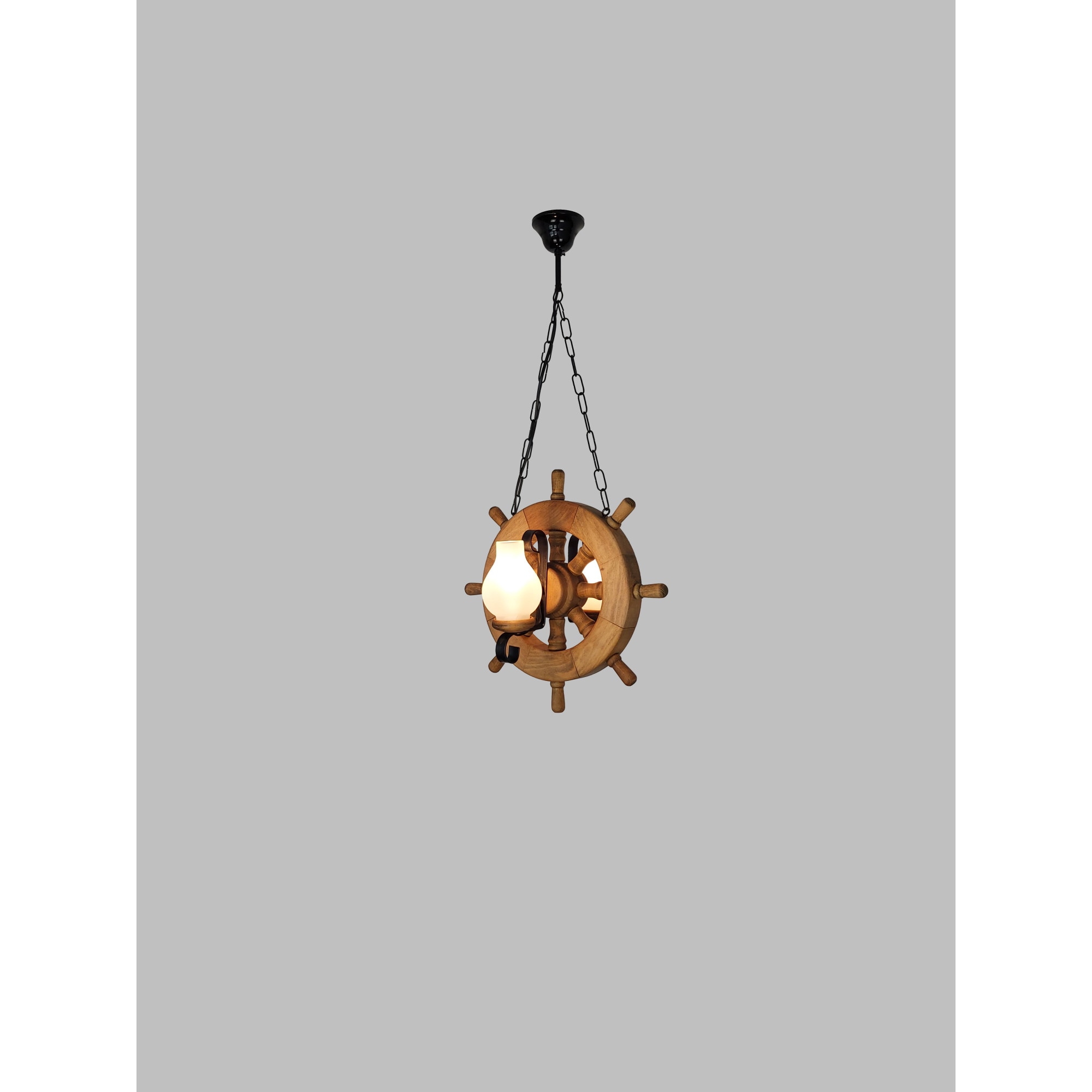 Lustra Timona 2xE14 finisaj antic - eMAG.ro