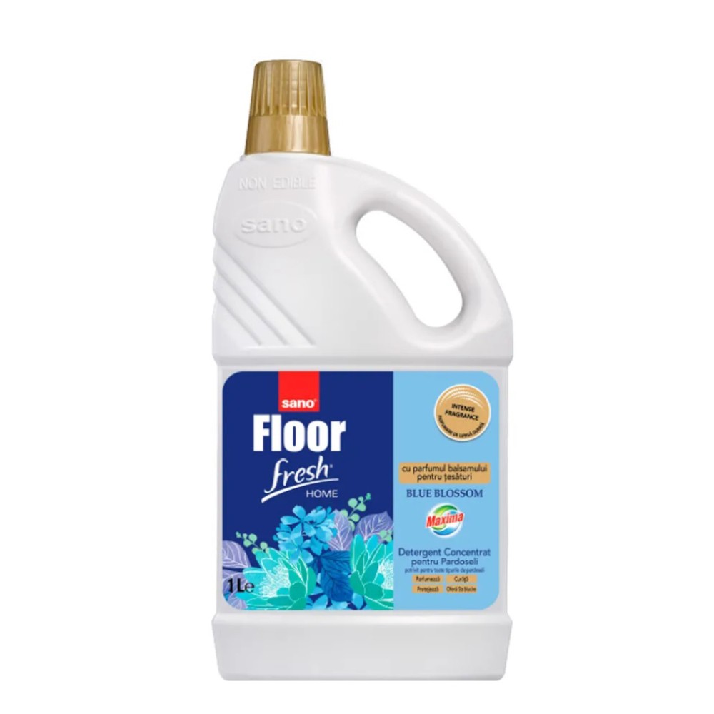 Detergent Concentrat de Pardoseli Sano Floor Fresh Blue Blossom, 1 l ...