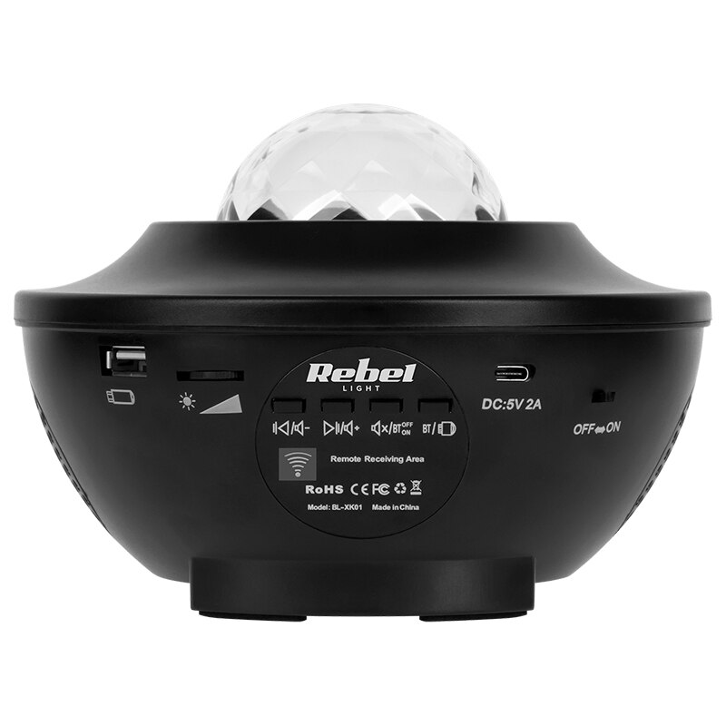 Boxa Cu Proiector LED, Conectivitate Bluetooth, USB, Grad De Protectie ...