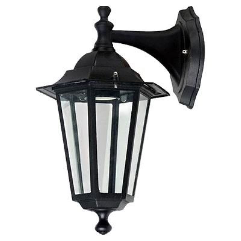 Felinar perete, Mentavill, Duna, varf in jos E27, IP44, negru - eMAG.ro