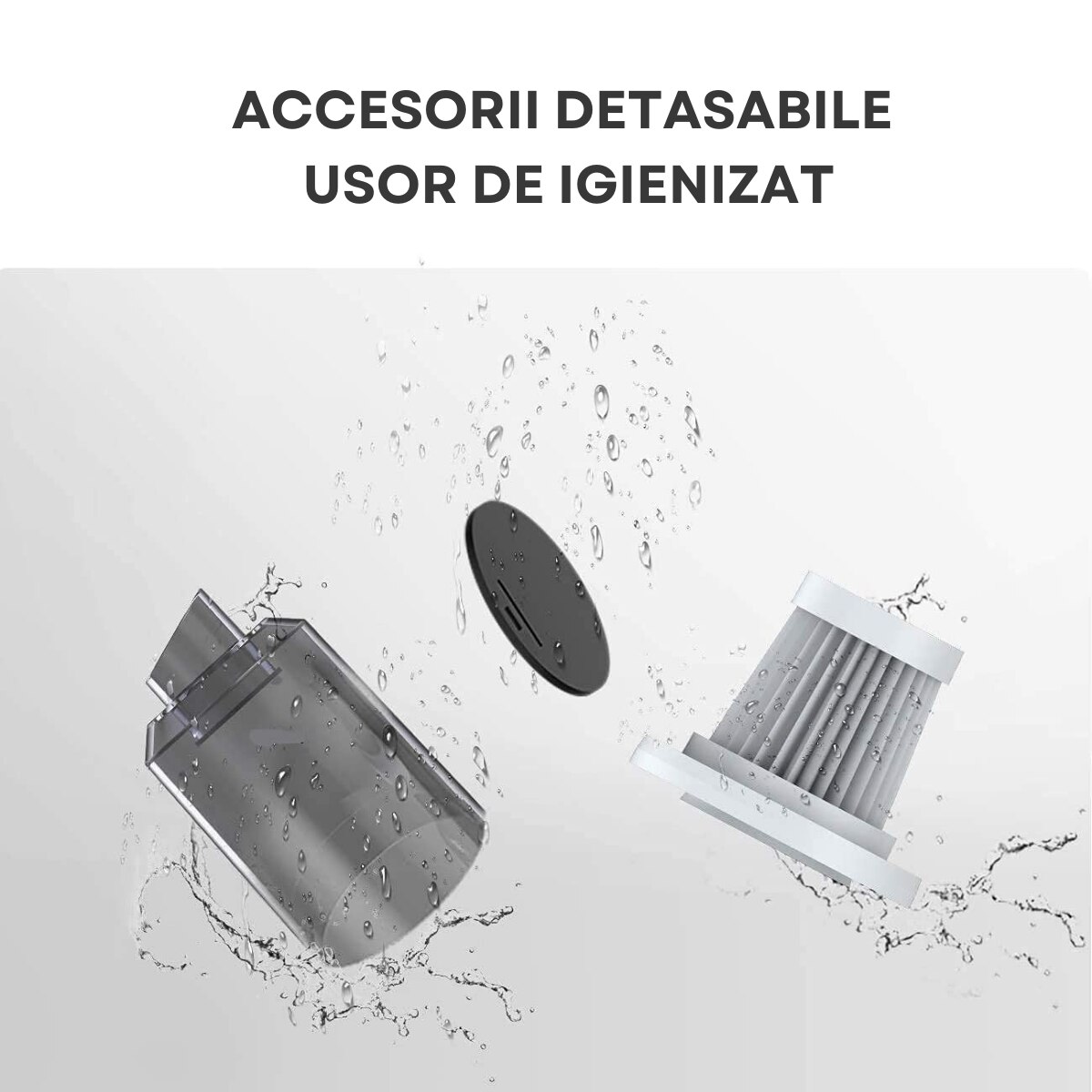 Мини преносима прахосмукачка за кола безжична Usb зареждане мощно