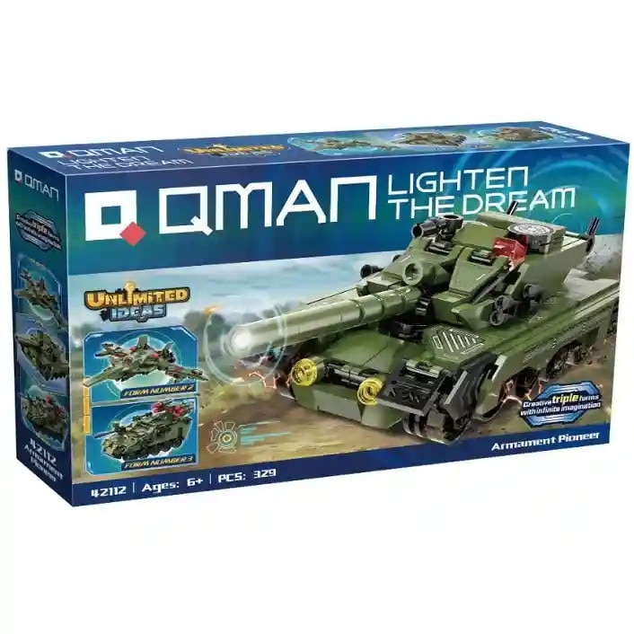 Qman 42112 3 az 1-ben: Tank, tankelhárító vagy vadászgép - eMAG.hu