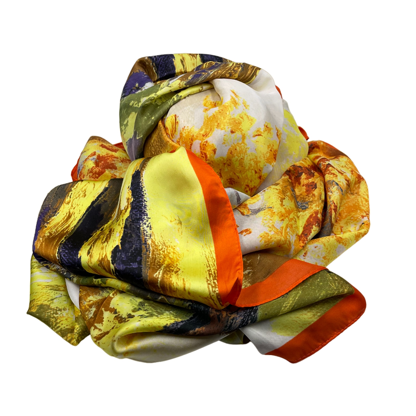 Esarfa matase pentru femei Arianna, Multicolor - eMAG.ro