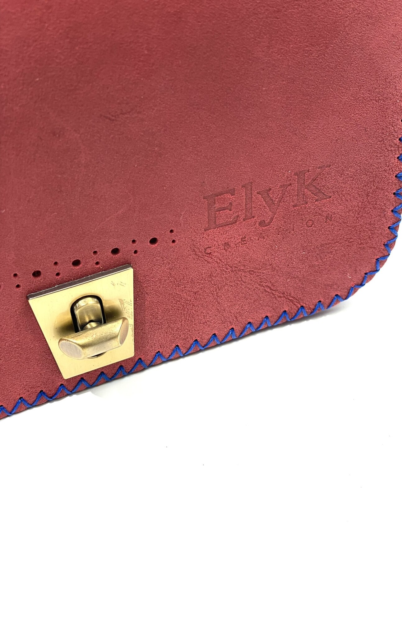 Geanta dama din piele naturala, handmade, Rosie, cusuta manual, Sarah ...