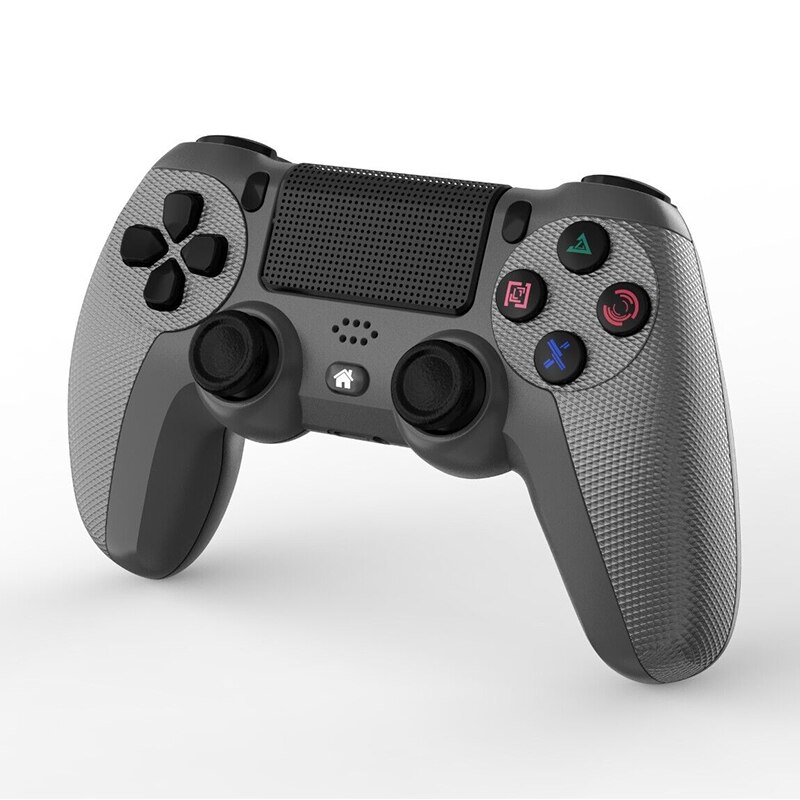 Controler Wireless PS4 VIELLAN, Dubla vibratie, Argint - eMAG.ro
