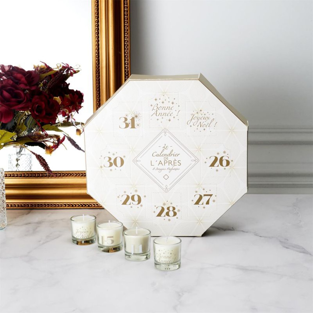 Calendar Advent "Dupa Craciun" cu 8 Lumanari Miraza, Parfumuri Premium ...