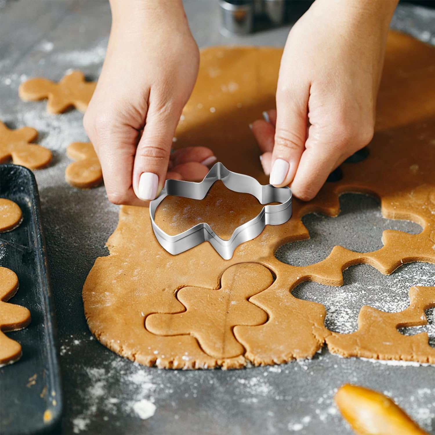 Set 18 forme pentru prajituri de Craciun, Zenker, Inox, Argintiu - eMAG.ro