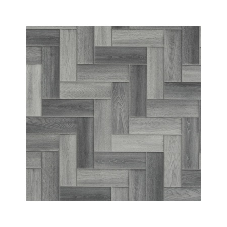 Pardoseala PVC, Rimini Diana Wood 799 Herringbone Grey - eMAG.ro