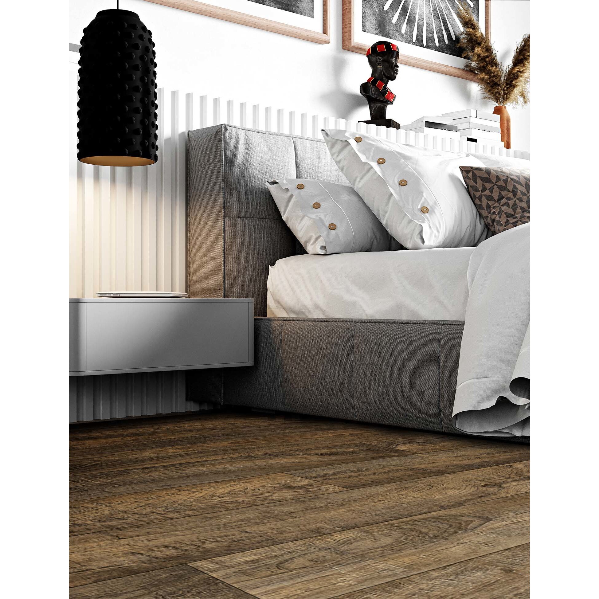 Pardoseala, PVC, 4m, Trento Stock Stejar, Maro - eMAG.ro