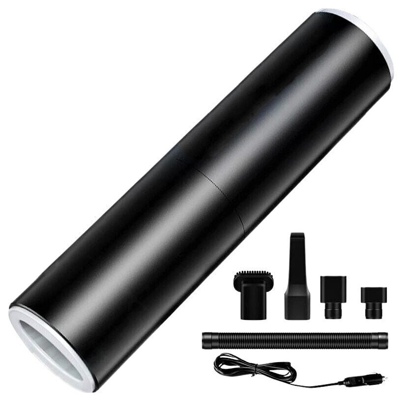 Mini Aspirator Auto tip Cilindru, 5 in 1, 21.5 cm, 7000 PA, 43000 r/min ...