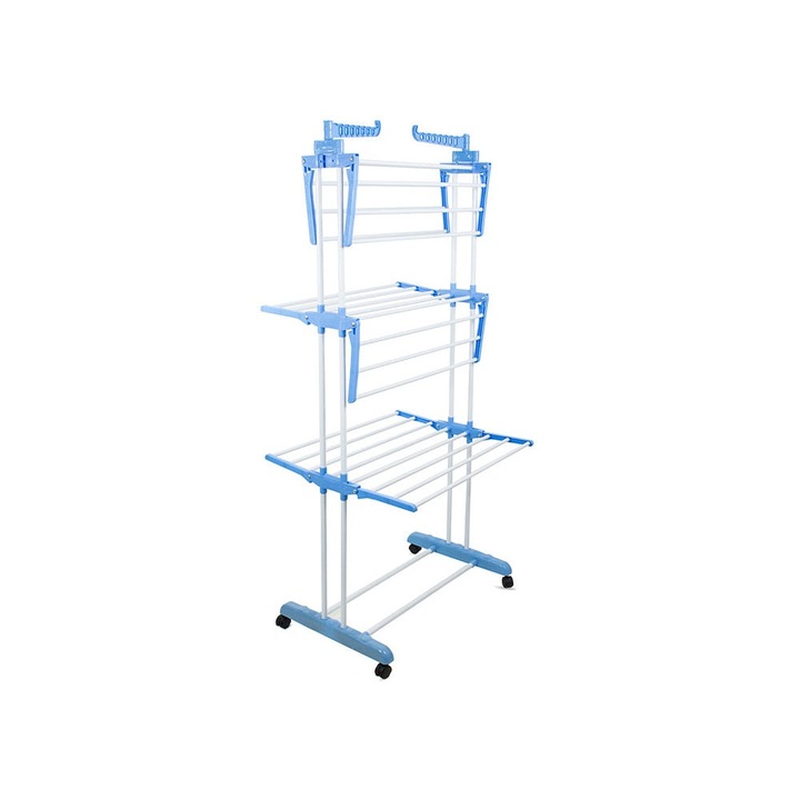 Uscator de rufe vertical, Pliabil, 3 Niveluri cu Suport Umerase si ...