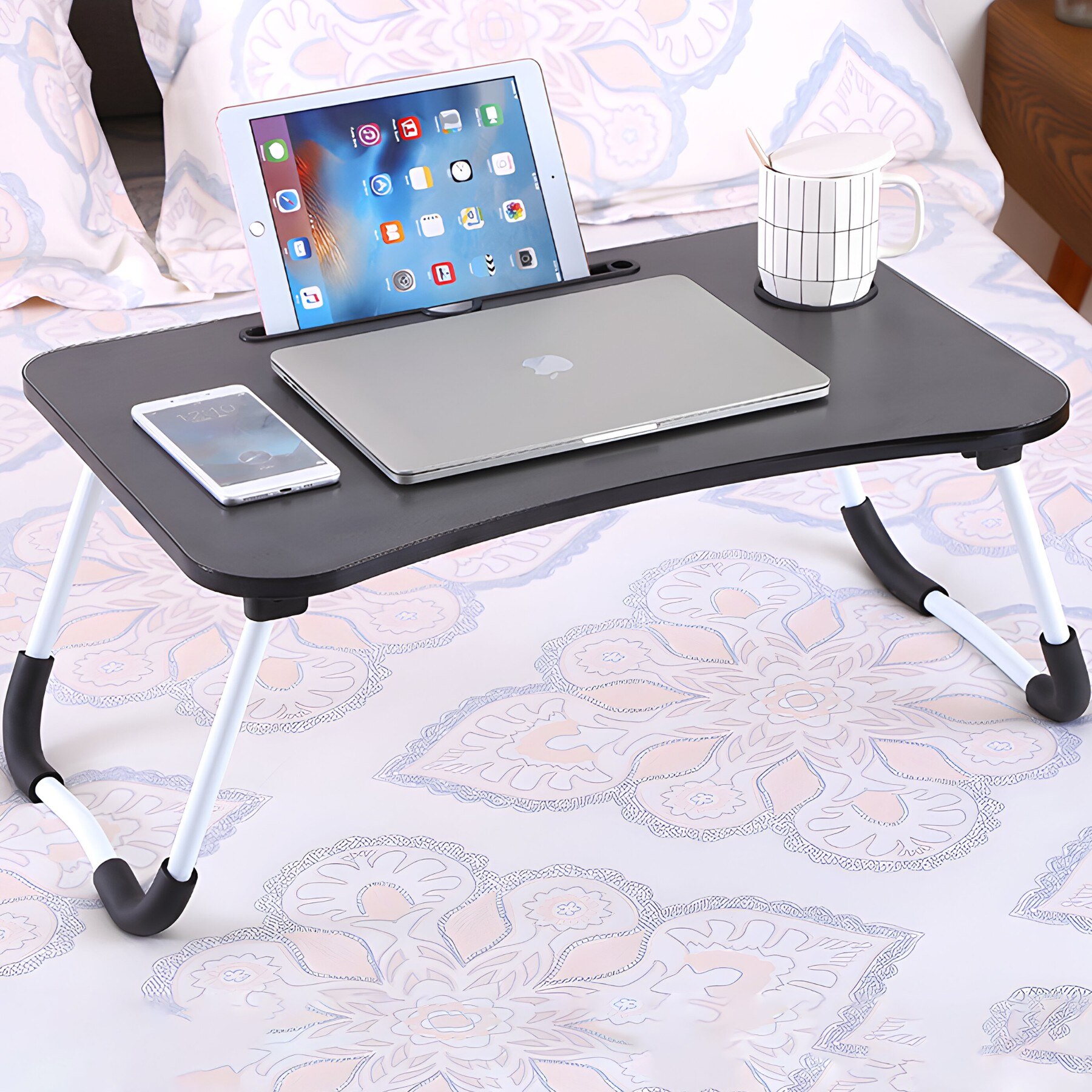 Masa Pliabila MultiFunctionala, Pentru Laptop sau Mic-Dejun la Pat ...