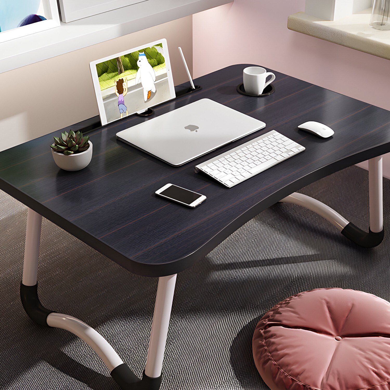 Masa Pliabila MultiFunctionala, Pentru Laptop sau Mic-Dejun la Pat ...