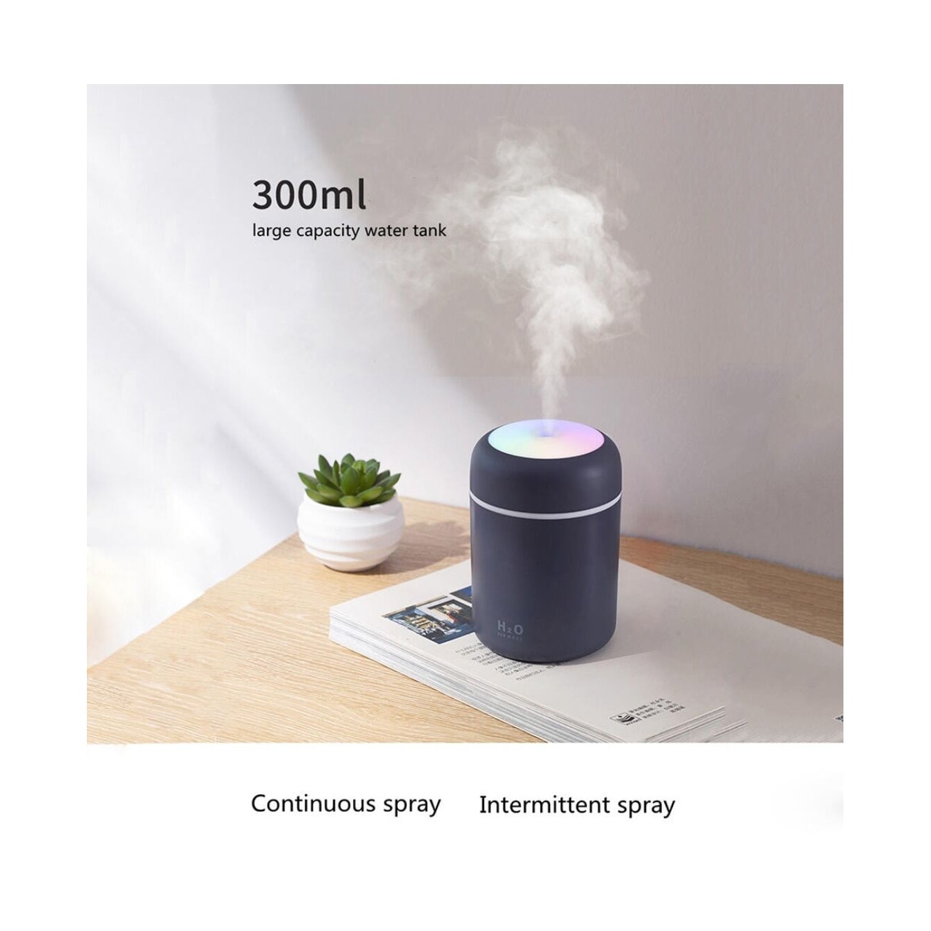 Umidificator de Aer cu Difuzor Aromaterapie pentru Casa, Birou si ...