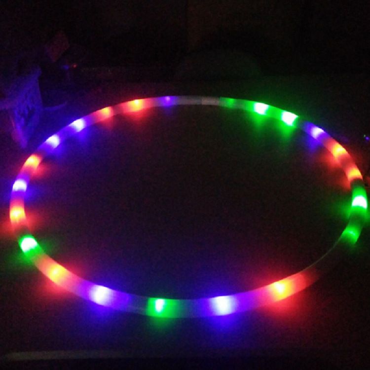Világító Hula Hoop, LED-del, 90 cm, Többszínű - eMAG.hu