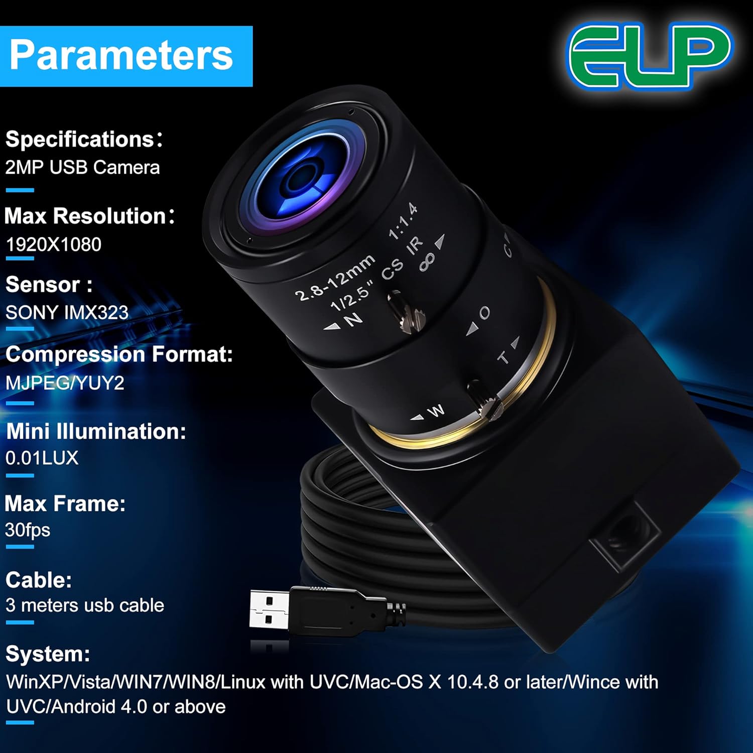 Camera Web USB 1080P cu microfon Zoom - eMAG.ro