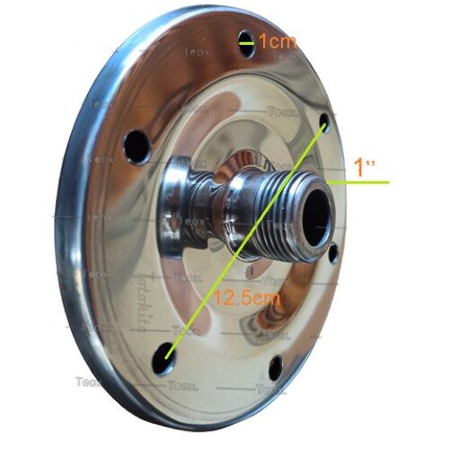 Set Flansa inox 19-100 L 1" 6 suruburi inox pentru vas expansiune ...